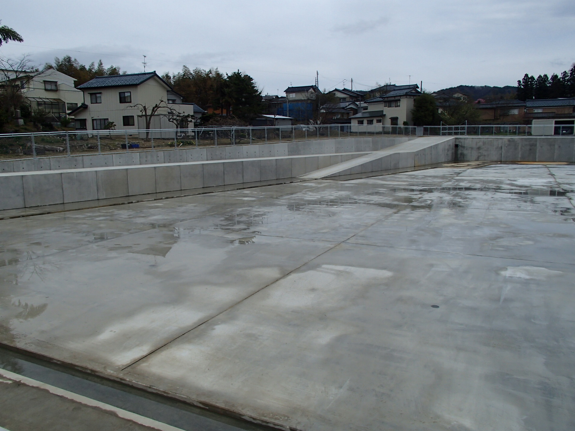 調整池の底版にバルチップ！ | BarChip Inc. （バルチップ株式会社）